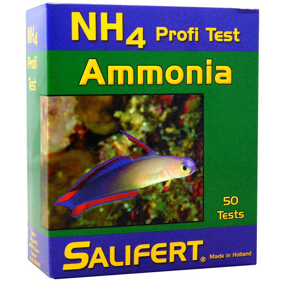 Salifert Ammonia (NH3) Test Kit – freakincorals.com